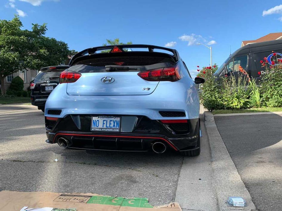 Veloster N Rear Bumper Extension 2019 - 2022 – AERO BLITZ Racing