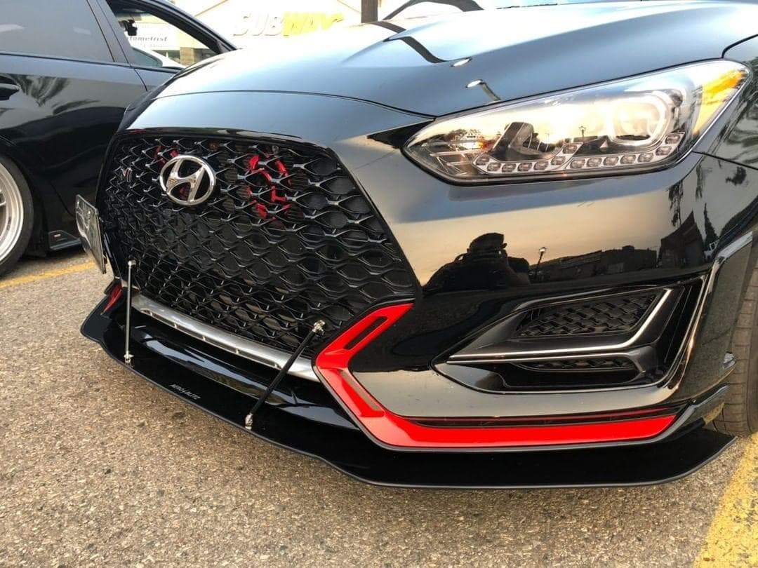 2019 - 2022 Veloster N Front Splitter / Optional Winglets – AERO BLITZ ...