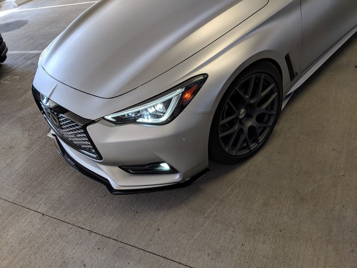 2017 - 2021 Q60 Coupe Front Splitter – AERO BLITZ Racing